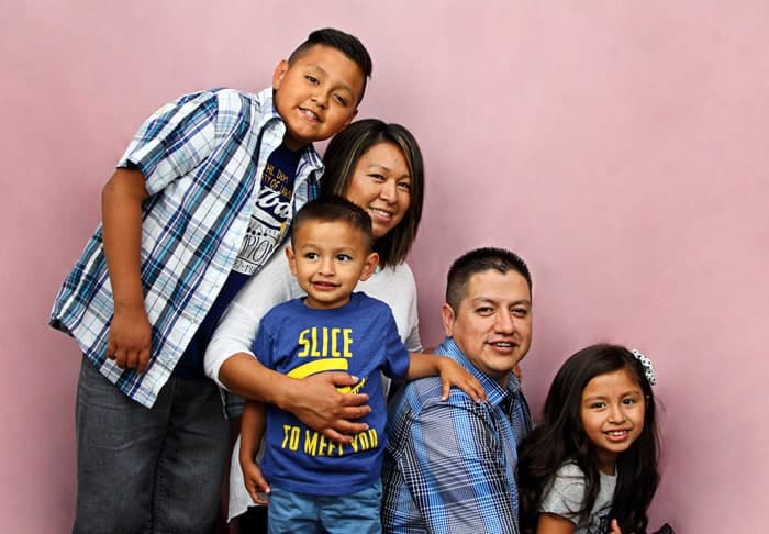 Family photo shoot in home studio • Tamara Ray Photography